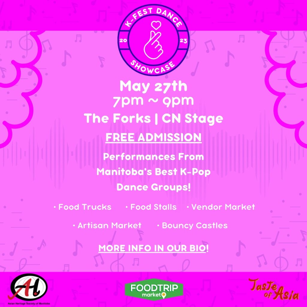 K-Fest Dance Showcase @ Taste of Asia - 300 Main Downtown Winnipeg